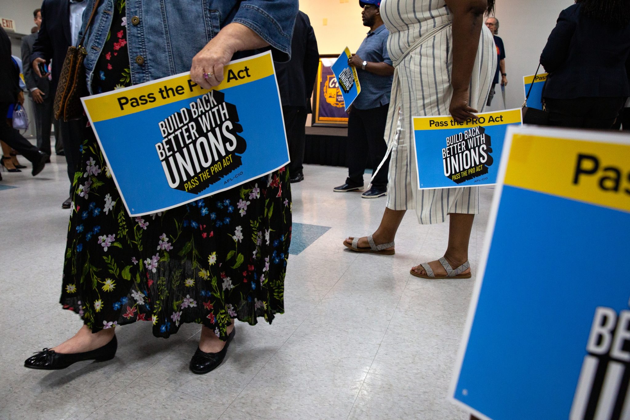 Labor coalition launches campaign in battleground states - Americans ...